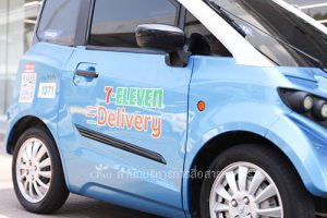 7-Eleven ดันรถไฟฟ้าเดลิเวอรี่ พร้อมเปิดตัวจุดสะดวกชาร์จรถยนต์ไฟฟ้า 24 ชั่วโมง - EVMoD