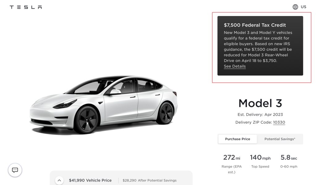 Tesla Model 3 รุ่น RWD ถูกปรับลดเงินสนับสนุนจากรัฐ ลดลงเหลือ 1.27 แสน ...