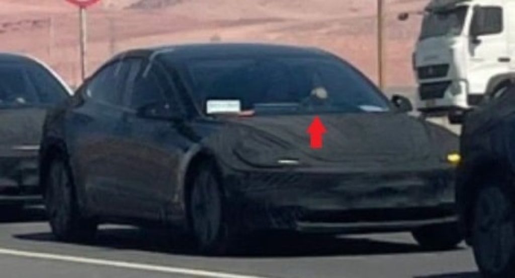 Tesla Model 3 Project Highland ยกขบวนทดสอบในสภาพอากาศที่มีอุณหภูมิสูงใน ...