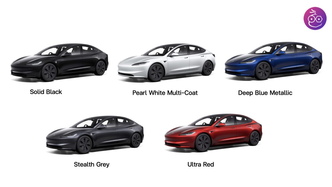 รวมสีตัวถัง Tesla Model 3 และ BYD Seal มีสีอะไรบ้าง เลือกแต่ละสีจ่าย ...