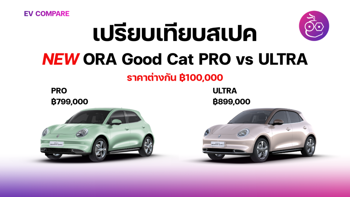 NEW ORA Good Cat รุ่น PRO และ รุ่น ULTRA เวอร์ชันผลิตในไทย ราคาต่างกัน ...