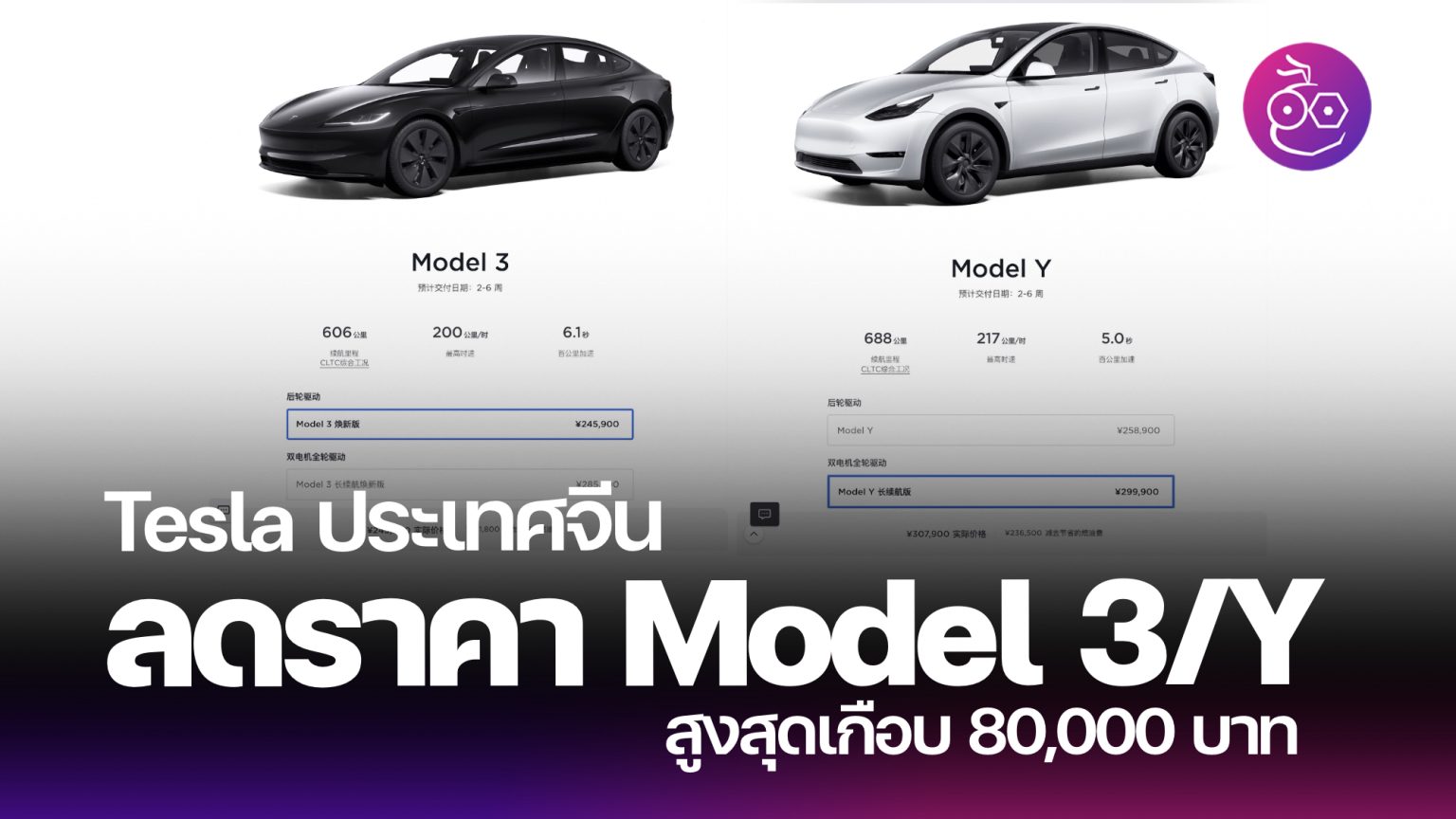 Tesla ปรับลดราคา Model 3 Refreshed และ Model Y ในประเทศจีน สูงสุด ...
